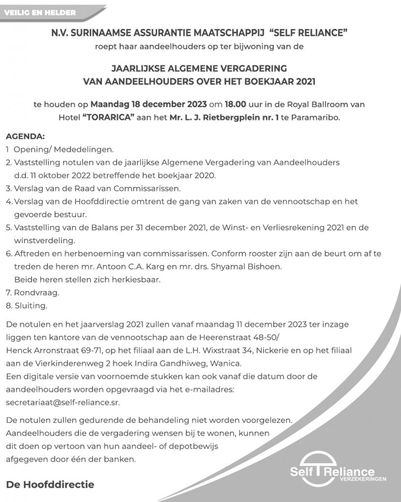 Self Reliance Verzekeringen – Veilig & Helder